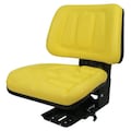 Aftermarket Yellow Tractor Suspension Seat Fits John Deere 5200 5210 5300 5310 5400 5410 SEQ90 ...